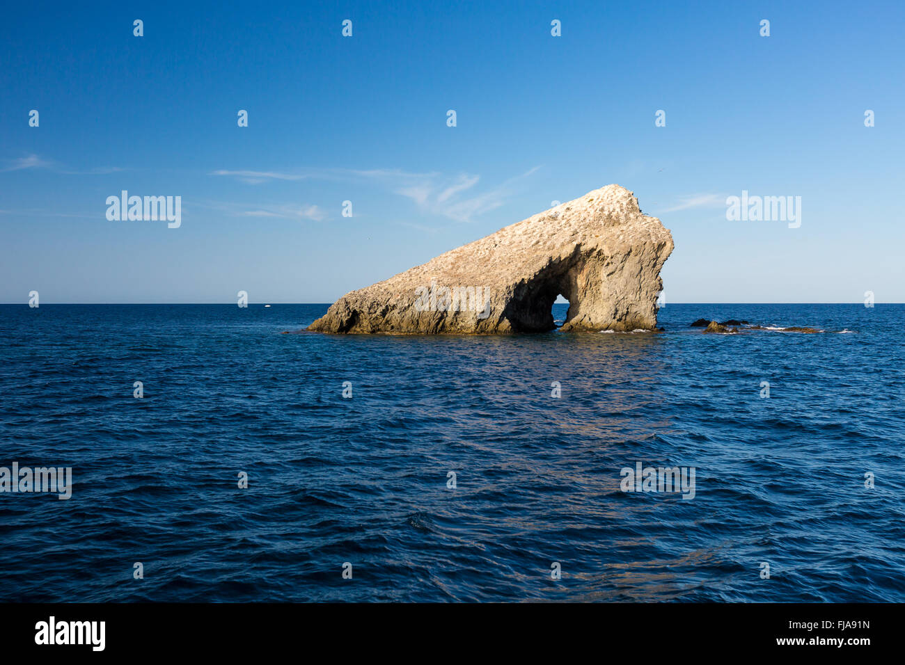 Isla Grosa - Spanish island near La Manga Stock Photo - Alamy