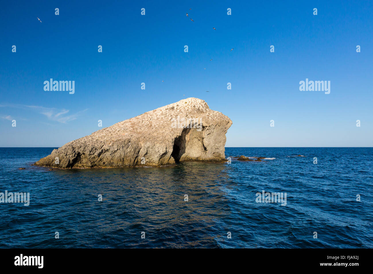 Isla Grosa - Spanish island near La Manga Stock Photo - Alamy