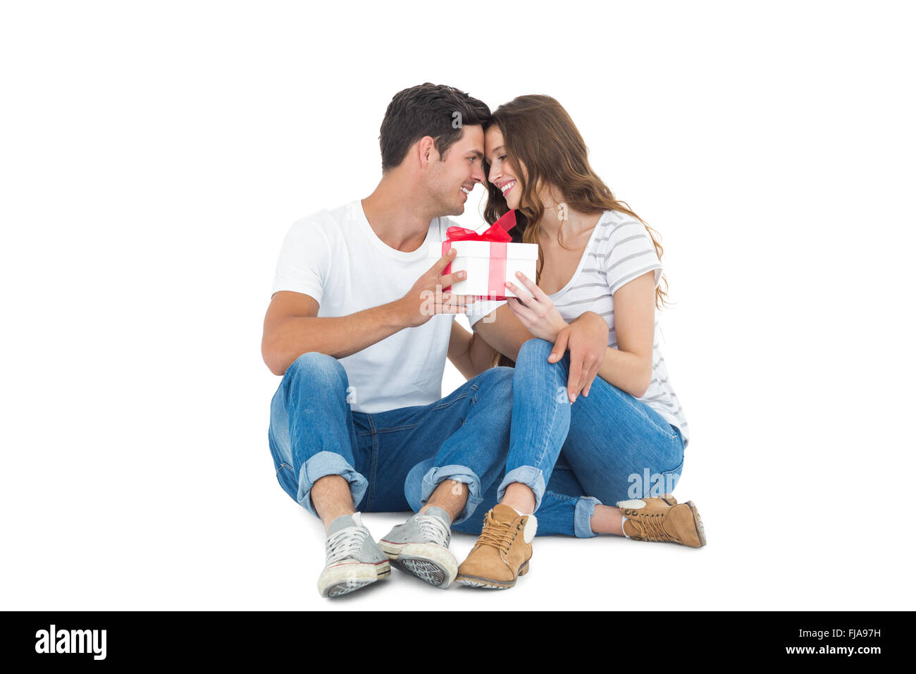 Receiving a gift hi-res stock photography and images - Alamy