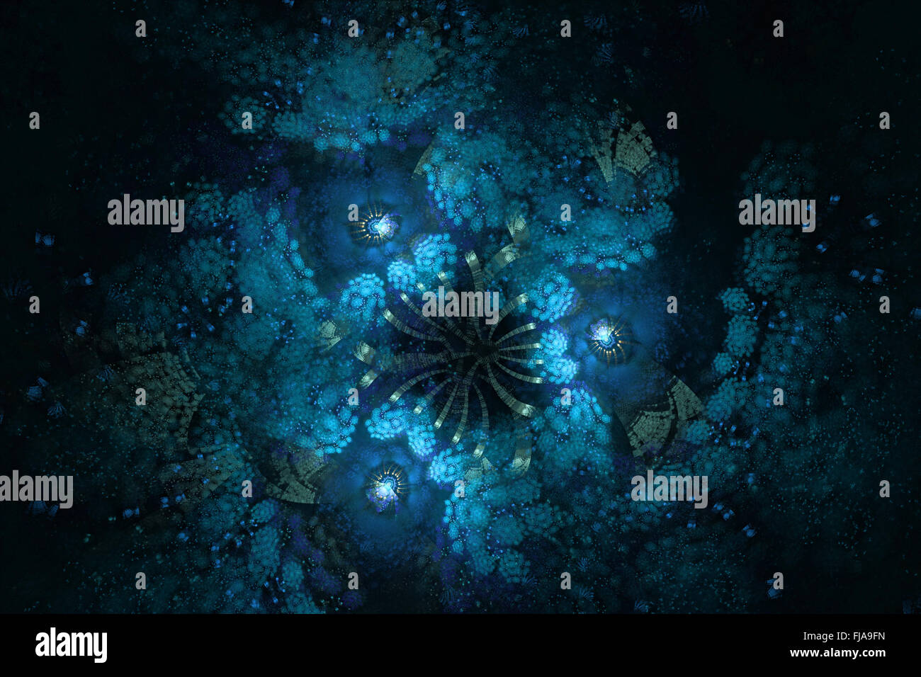 Dark matter fractal, abstract background Stock Photo - Alamy