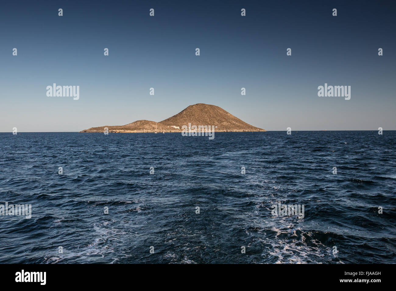 Isla Grosa - Spanish island near La Manga Stock Photo - Alamy