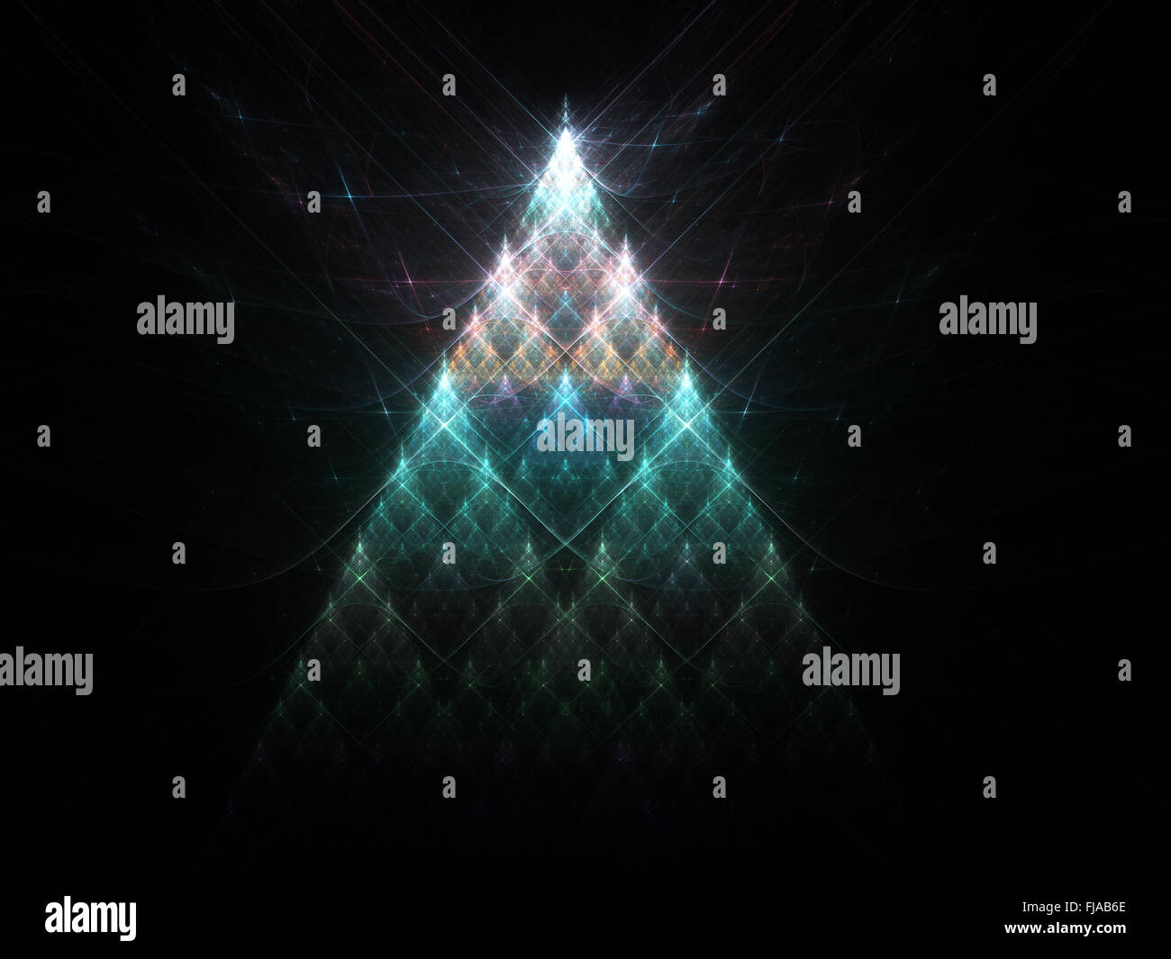 Rainbow christmas tree hi-res stock photography and images - Alamy