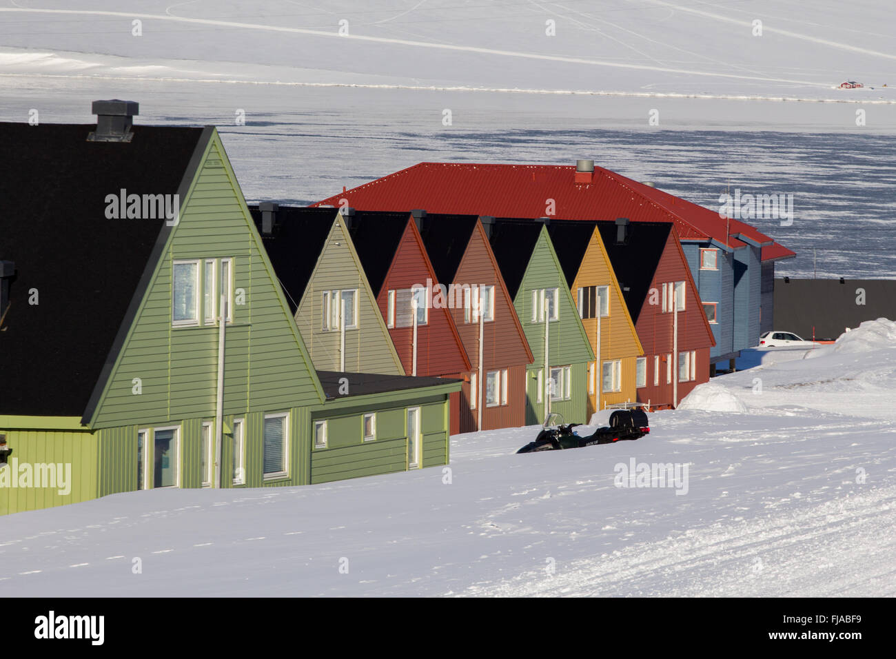 Longyearbyen Svalbard Houses High Resolution Stock Photography and ...