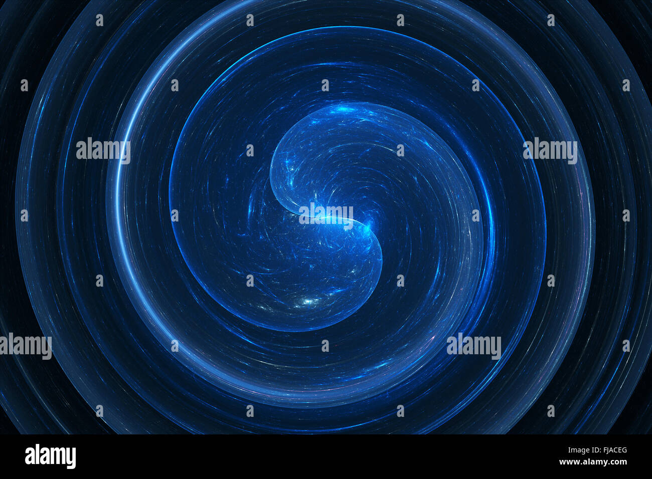gravitational lens effect, computer generated fractal Stock Photo - Alamy