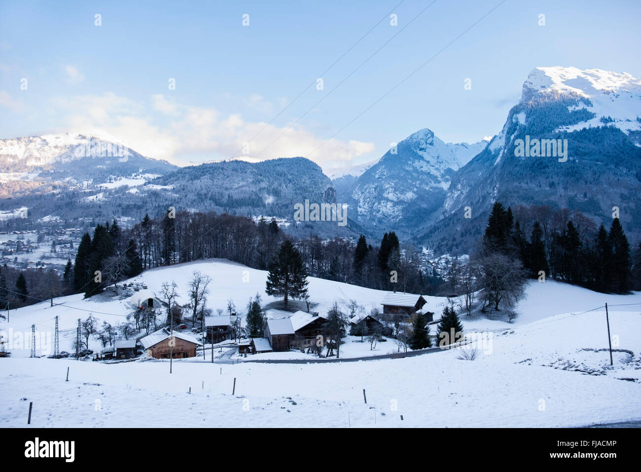Samoens france village hi-res stock photography and images - Alamy