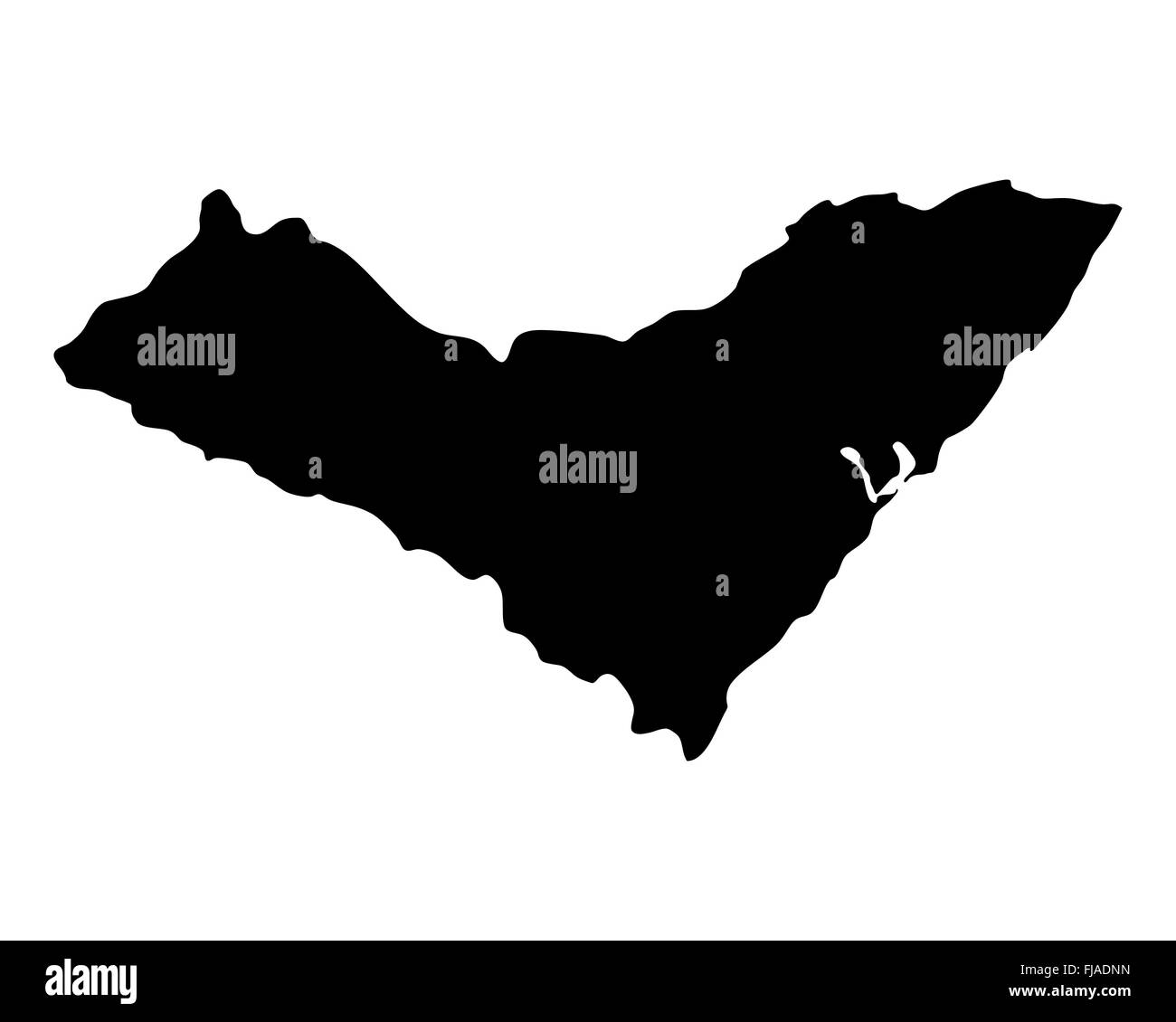 Map of Alagoas Stock Photo - Alamy