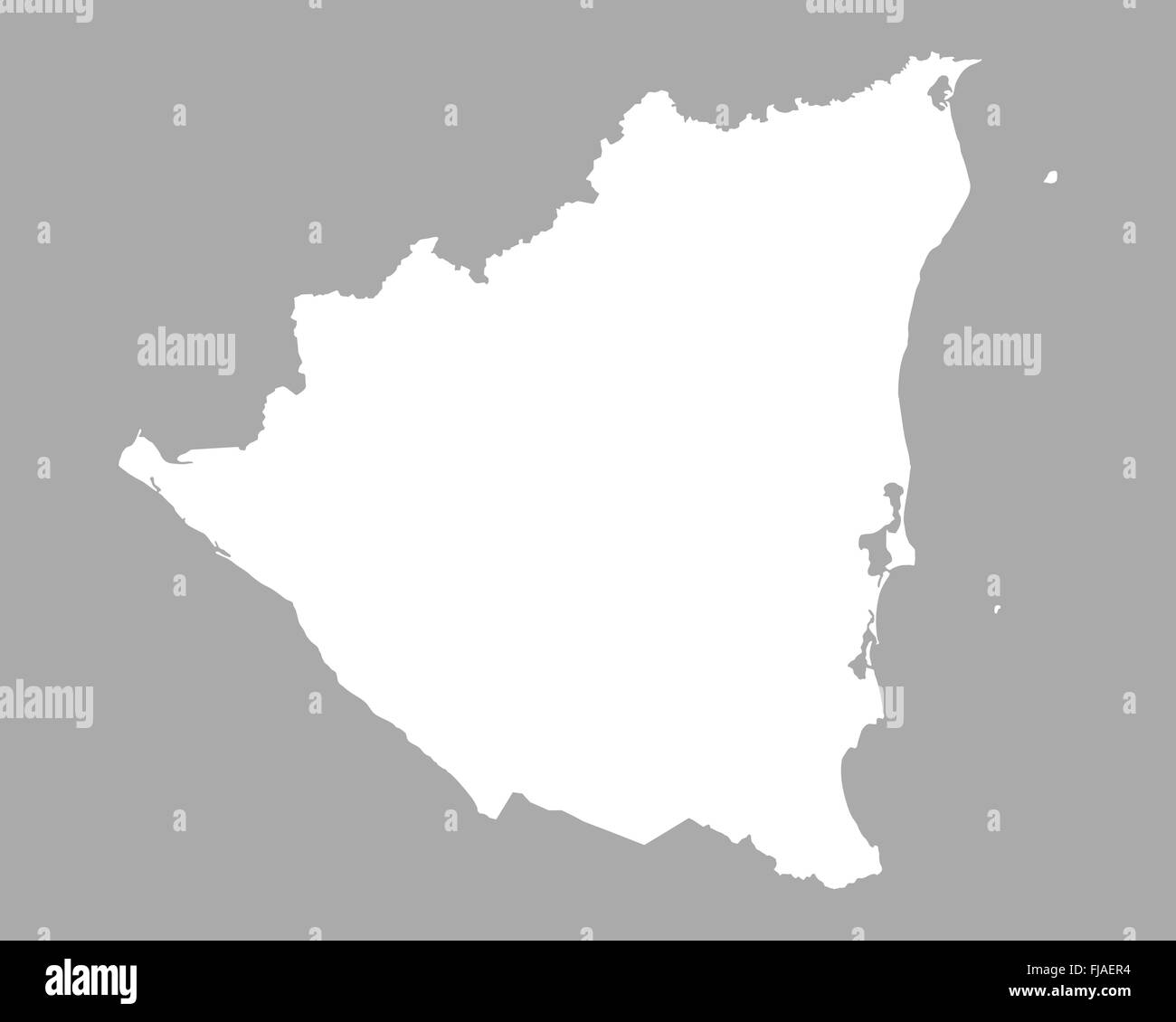 Nicaragua map images