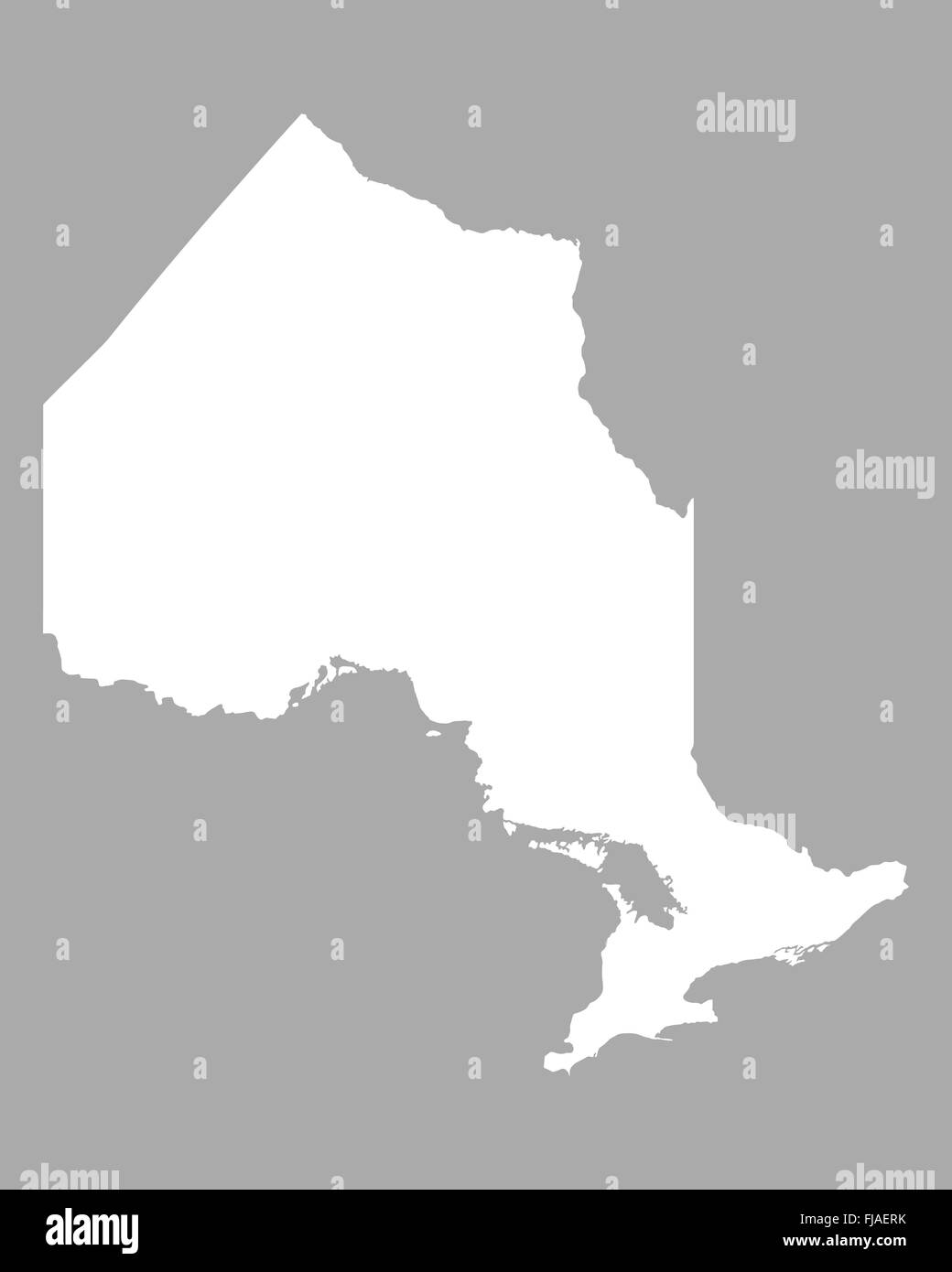 Ontario map Black and White Stock Photos & Images - Alamy