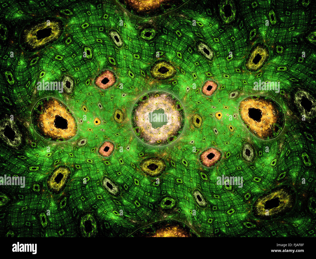 Green bacteria, abstract background Stock Photo - Alamy
