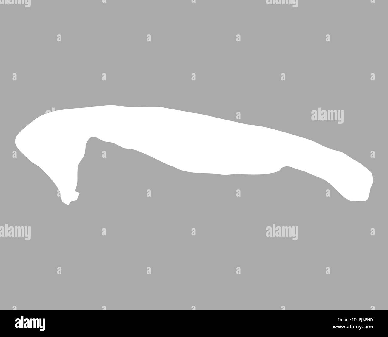Map of Wangerooge Stock Photo - Alamy