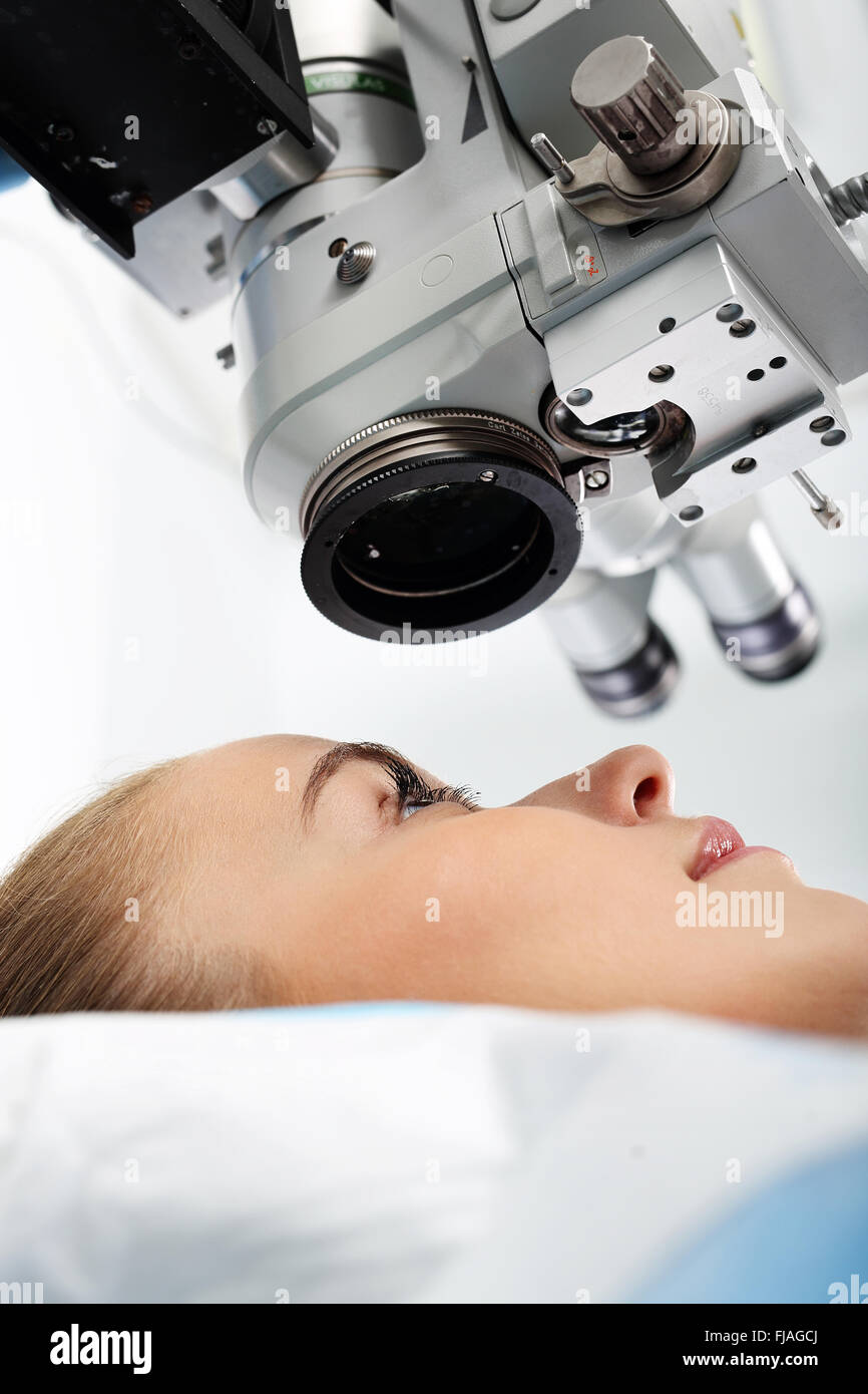 Visual field measurement hi-res stock photography and images - Alamy