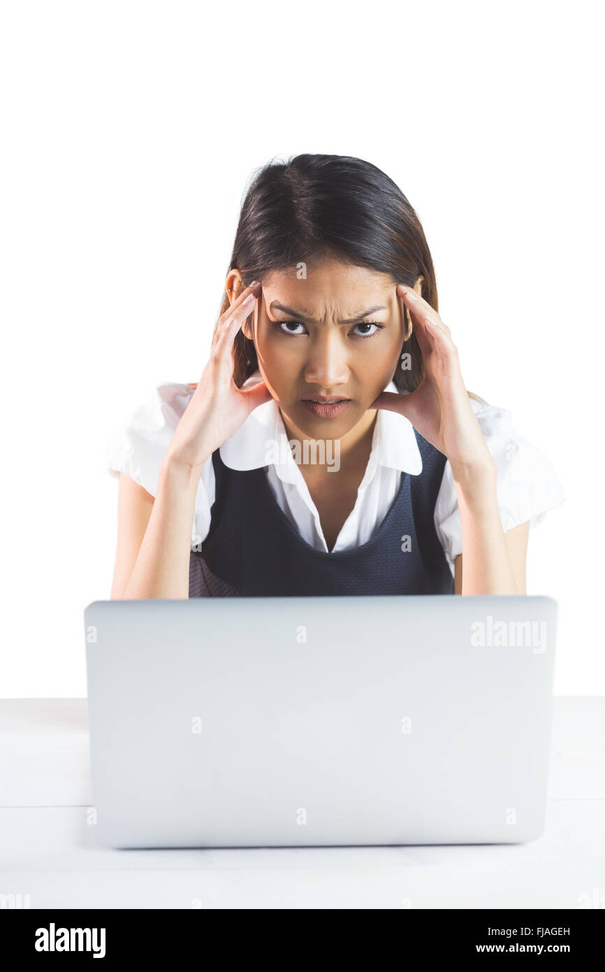 Annoyed Laptop Typing High Resolution Stock Photography and Images - Alamy
