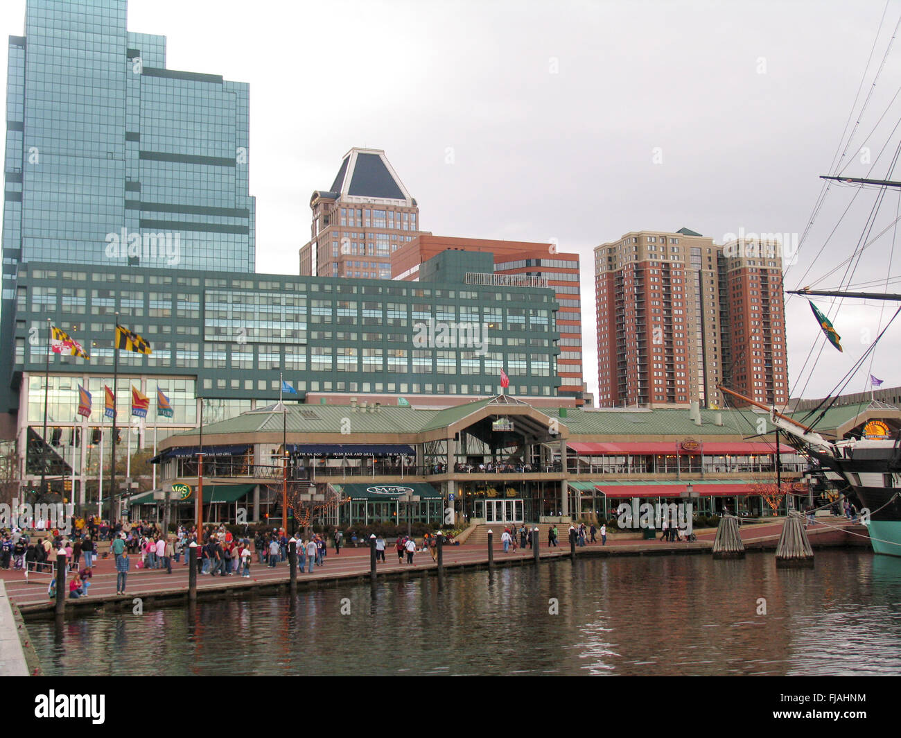Waterfront of the Inner Harbor, Baltimore Stock Photo - Alamy