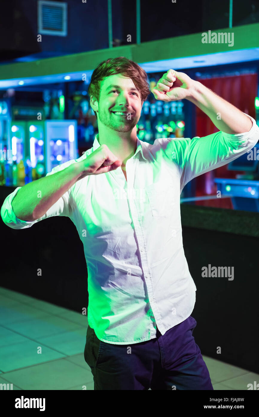 Happy dancing man hi-res stock photography and images - Alamy