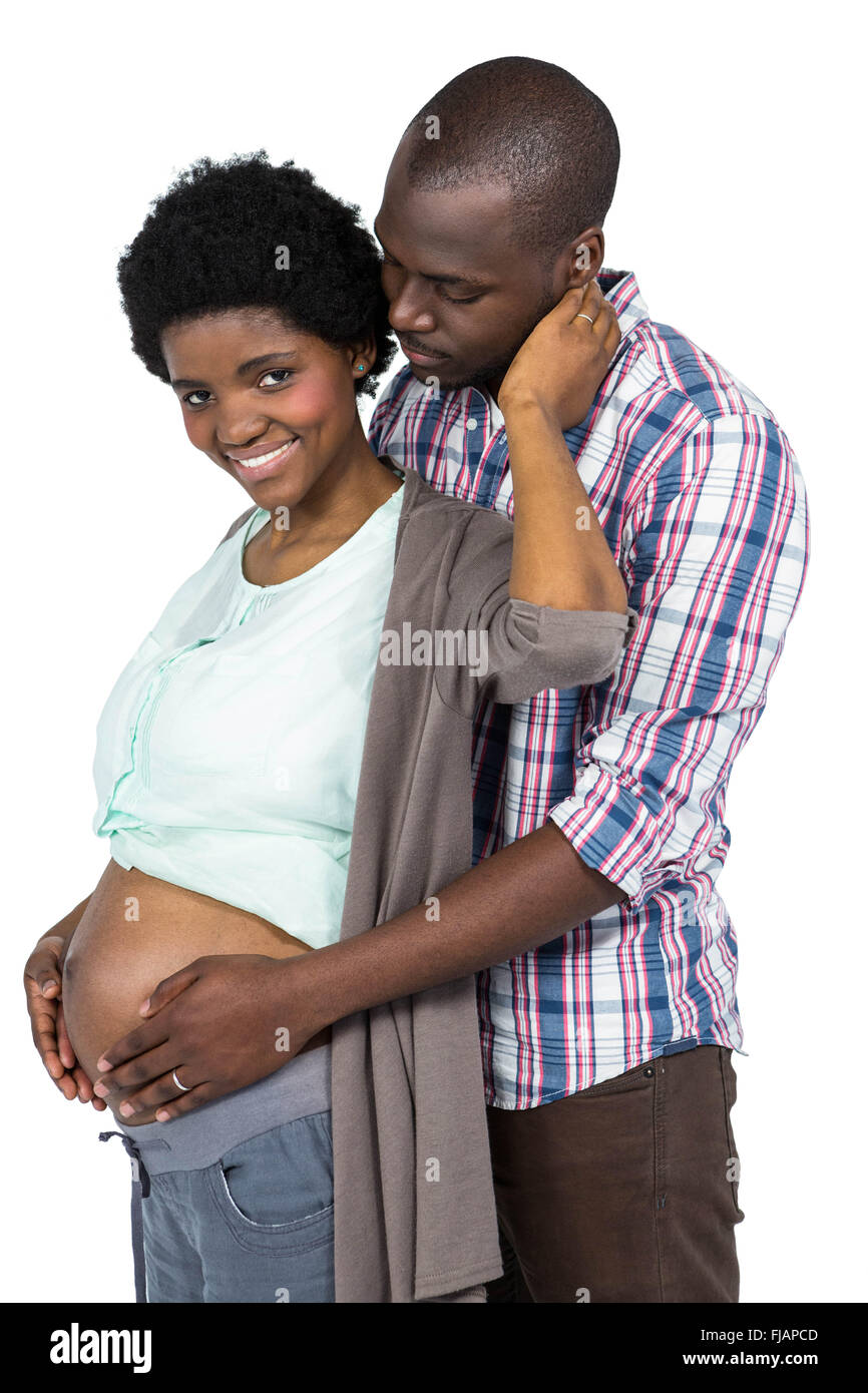 Happy couple expecting a baby Stock Photo - Alamy