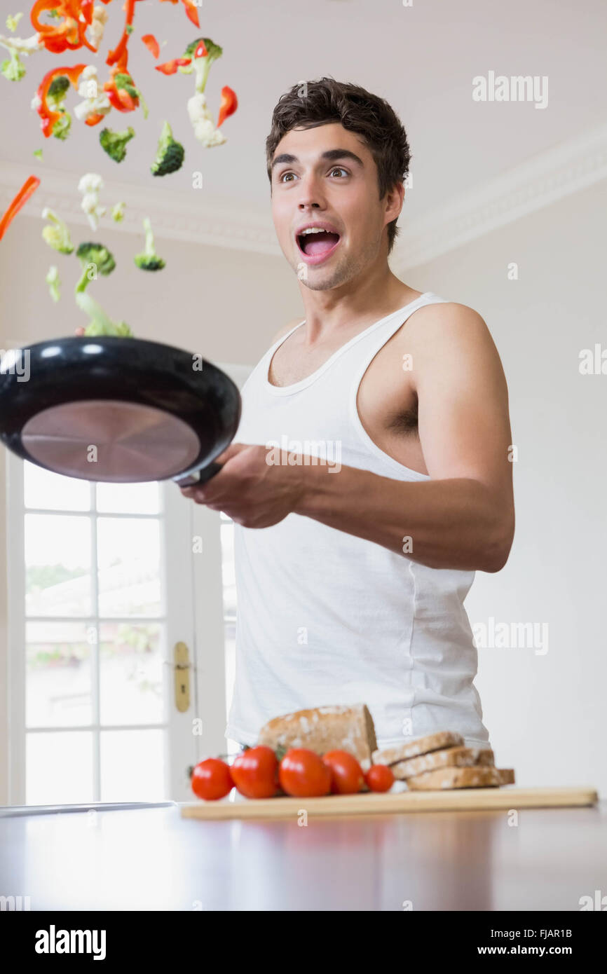 Vegetables frying hi-res stock photography and images - Alamy