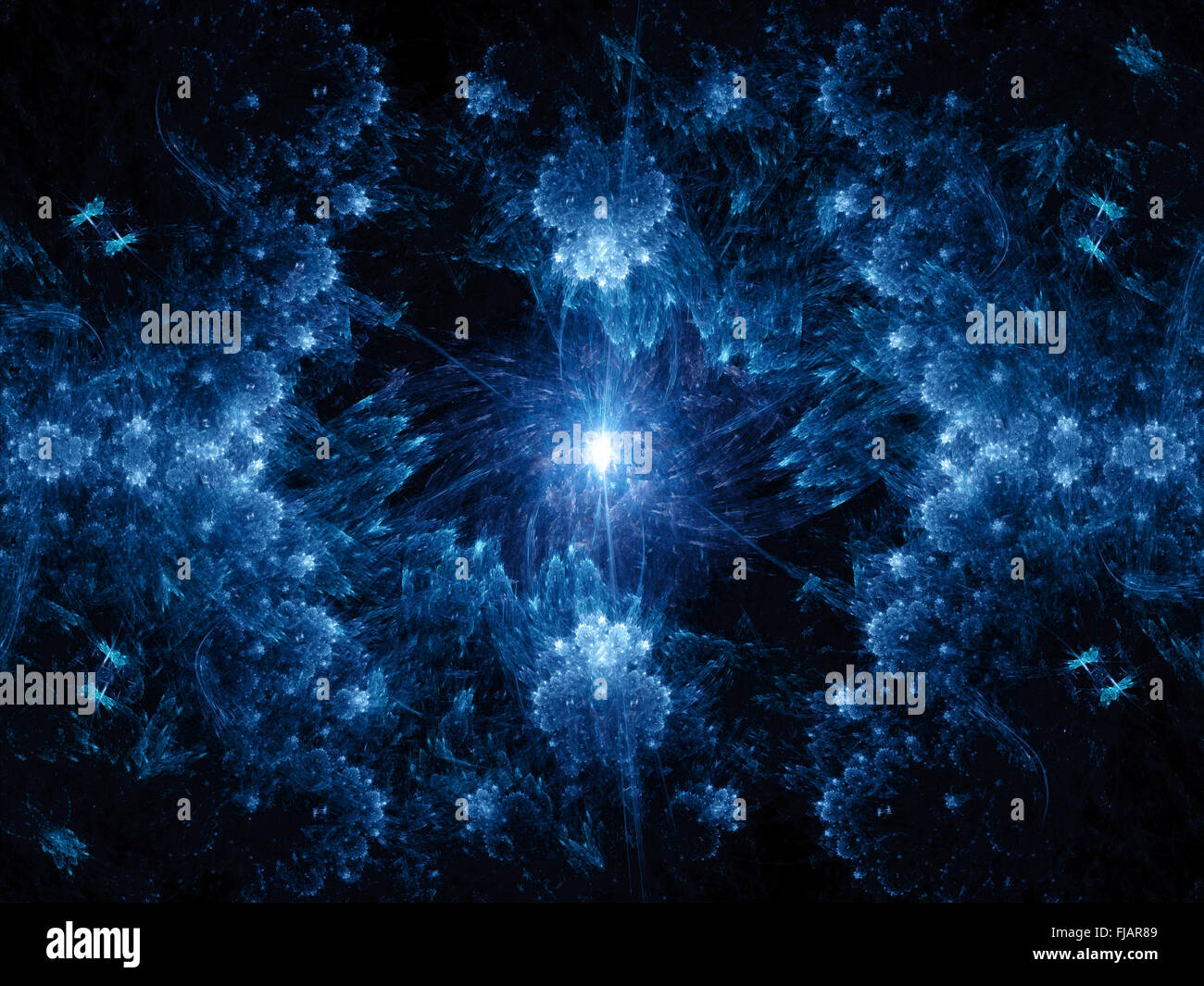 Galactic center, computer generated fractal background Stock Photo - Alamy