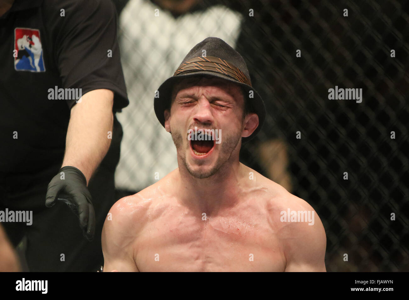 Brad Pickett defeats Francisco Rivera via split decision Stock Photo ...