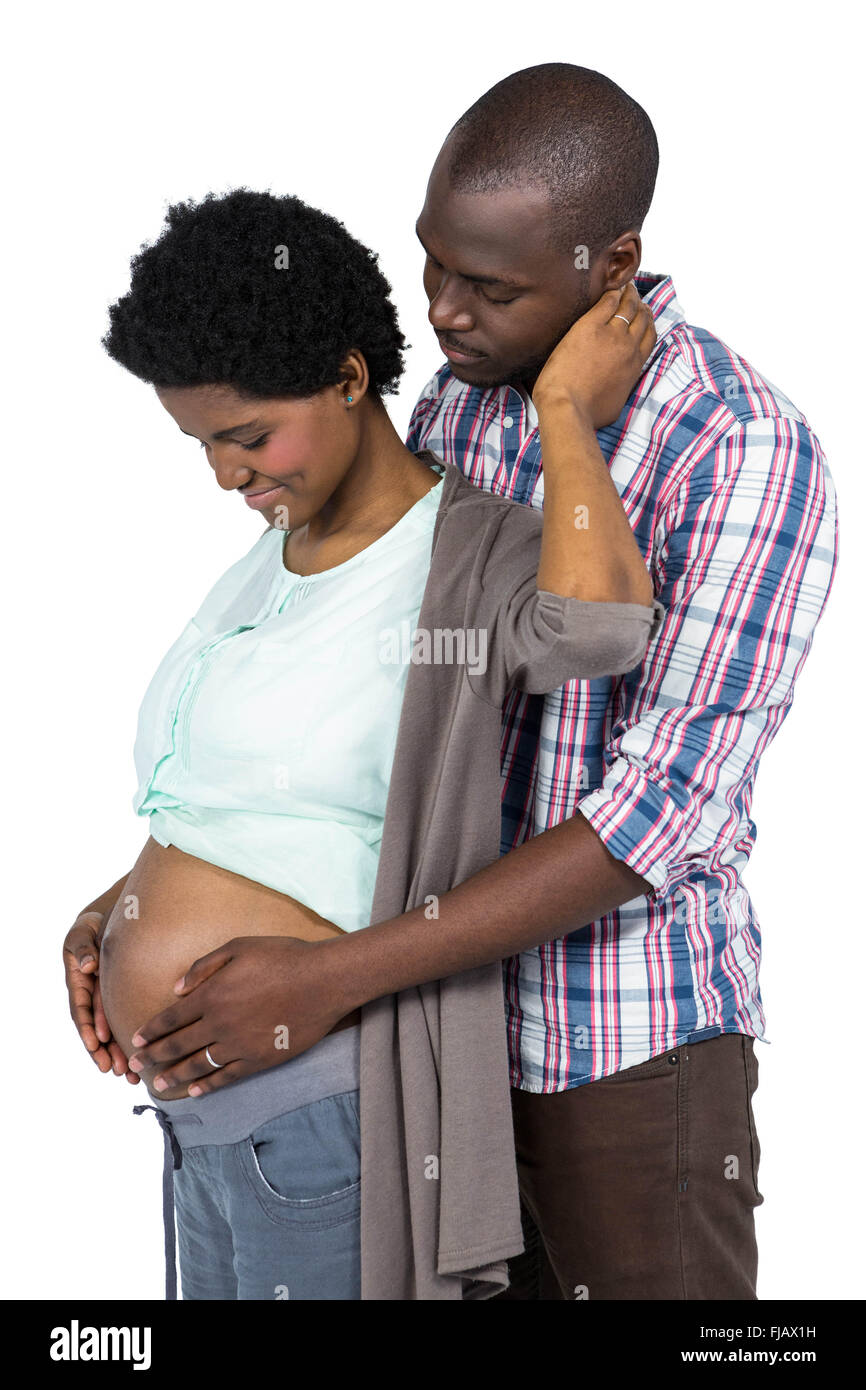 Happy couple expecting a baby Stock Photo - Alamy