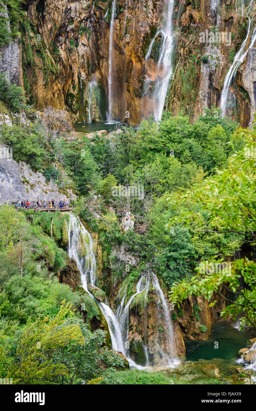 Waterfalls in Plitvice Lakes National Park, Croatia Stock Photo - Alamy