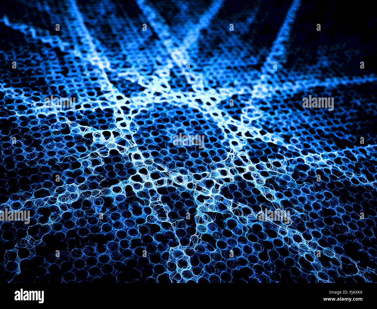 Blue abstract lines abstract background, nanotechnology Stock Photo - Alamy