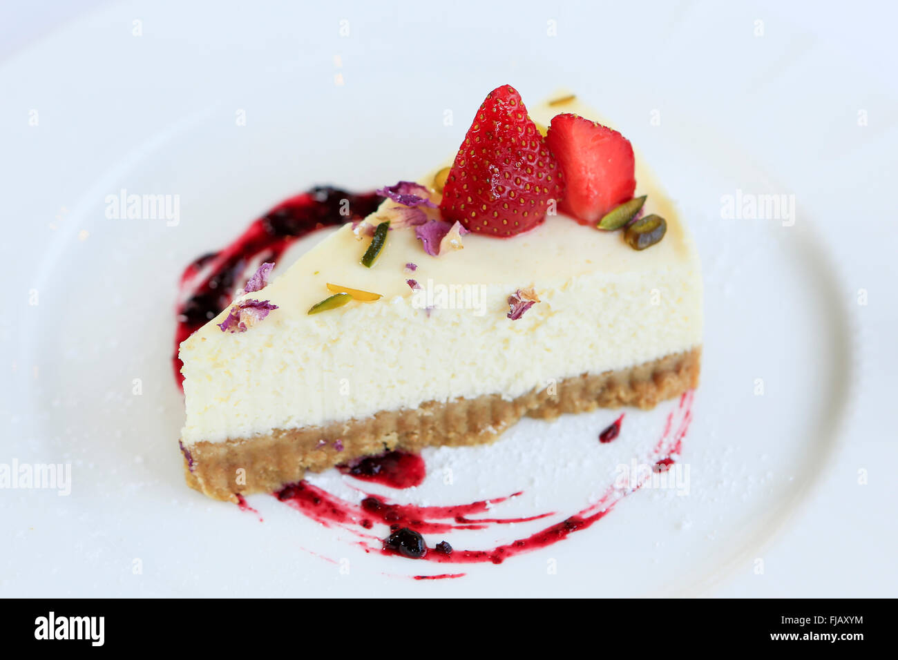 Piece homemade delicious cheesecake hi-res stock photography and images ...