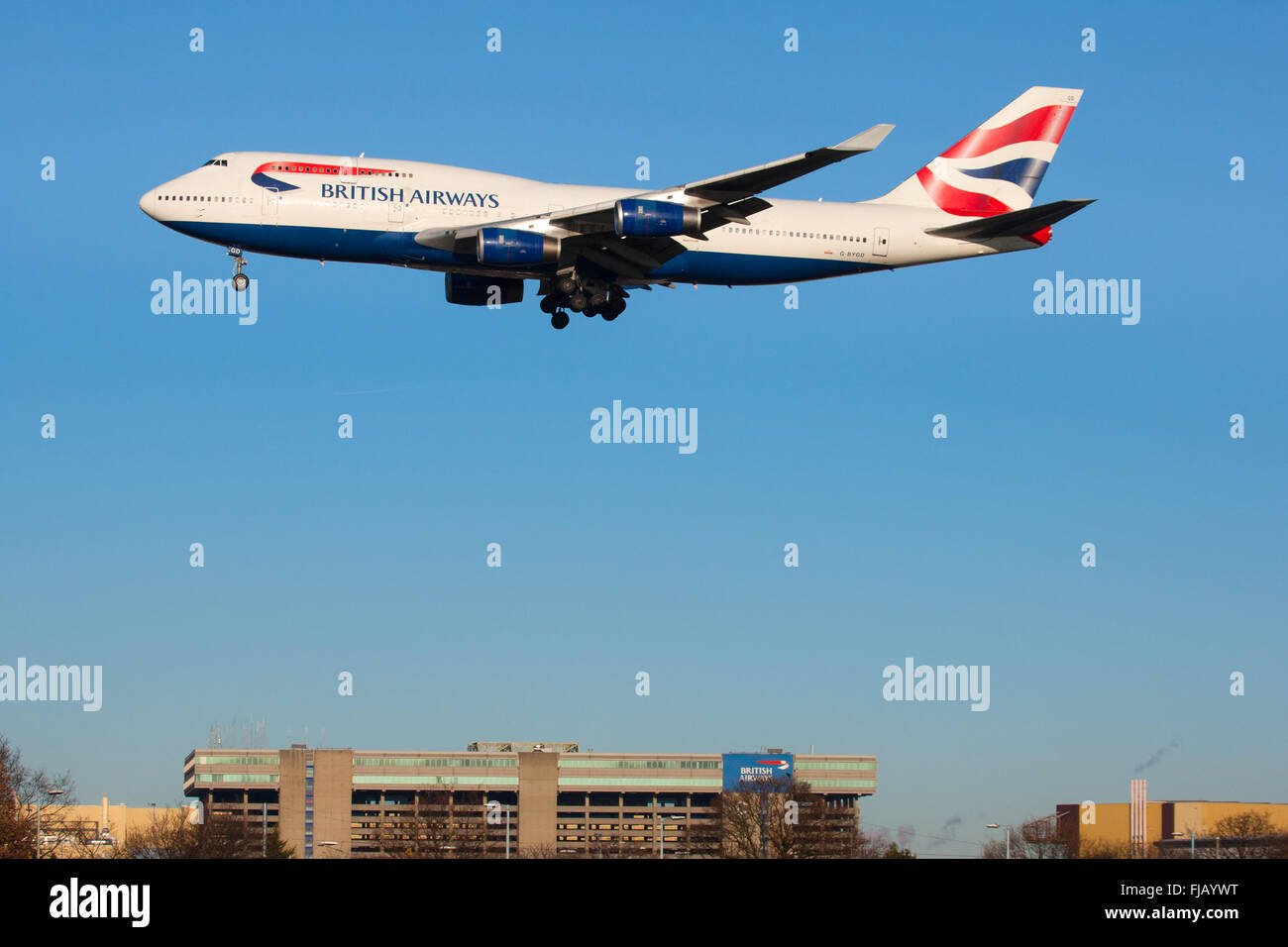 British Airways Boeing 747 Aircraft Stock Photo - Alamy