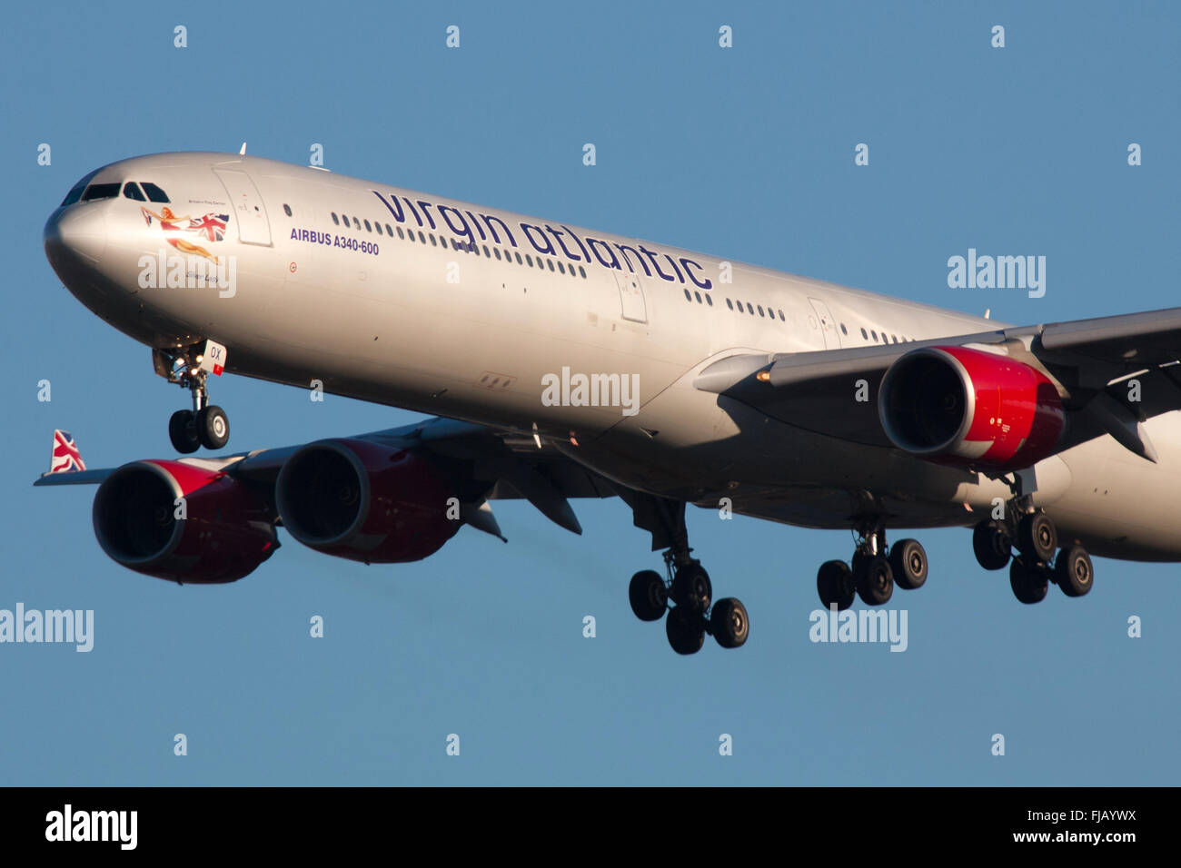 Virgin Atlantic Aircraft Stock Photo - Alamy