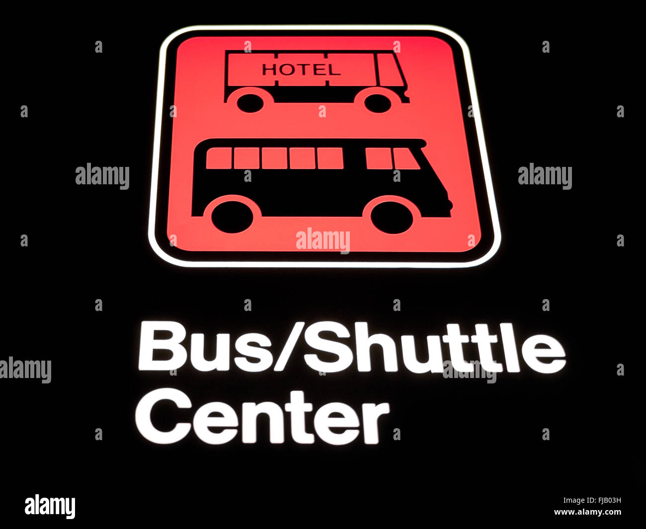Airport shuttle bus hi-res stock photography and images - Alamy