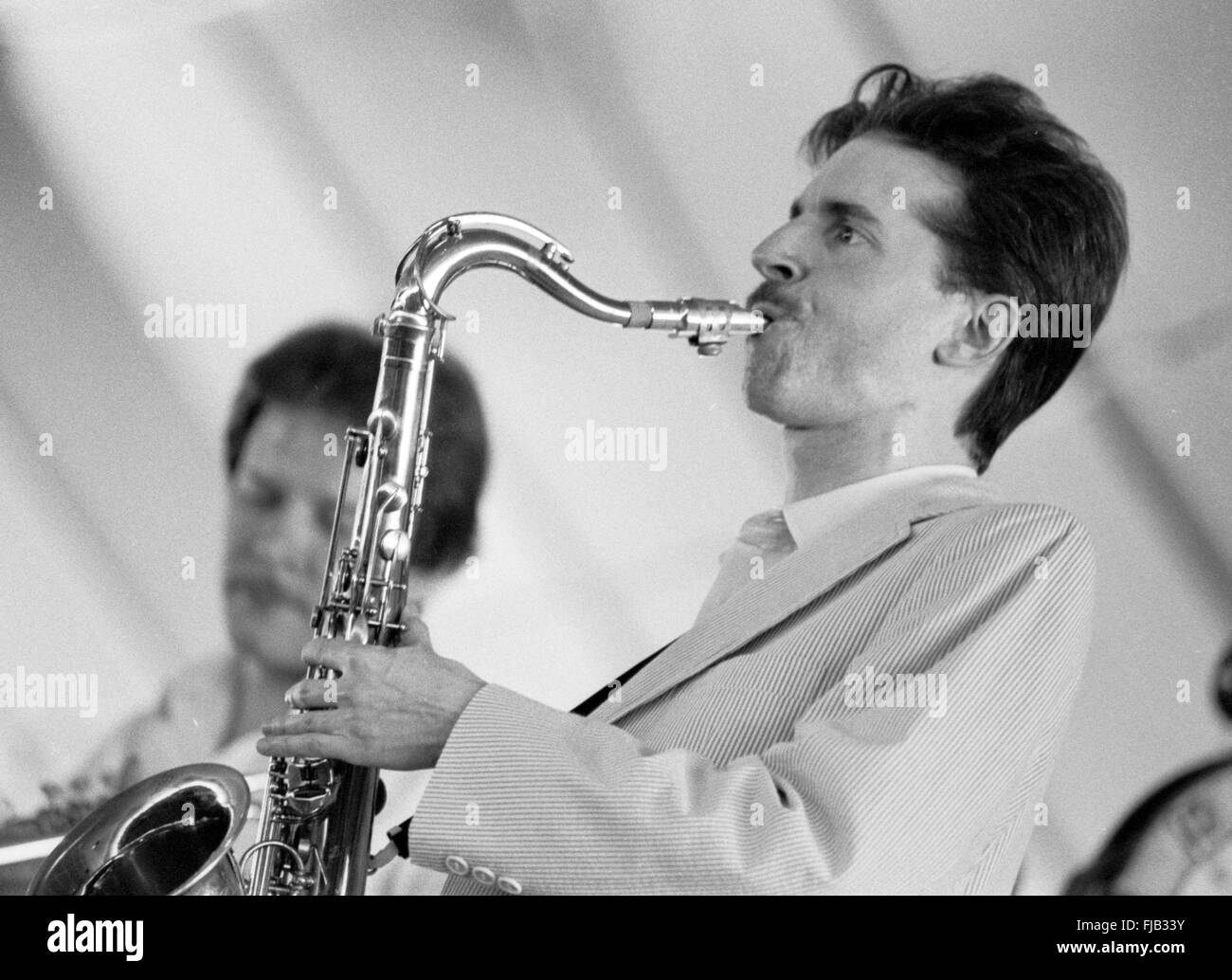 Warren Vache and Scott Hamilton at the Kool Jazz Festival in Stanhope ...