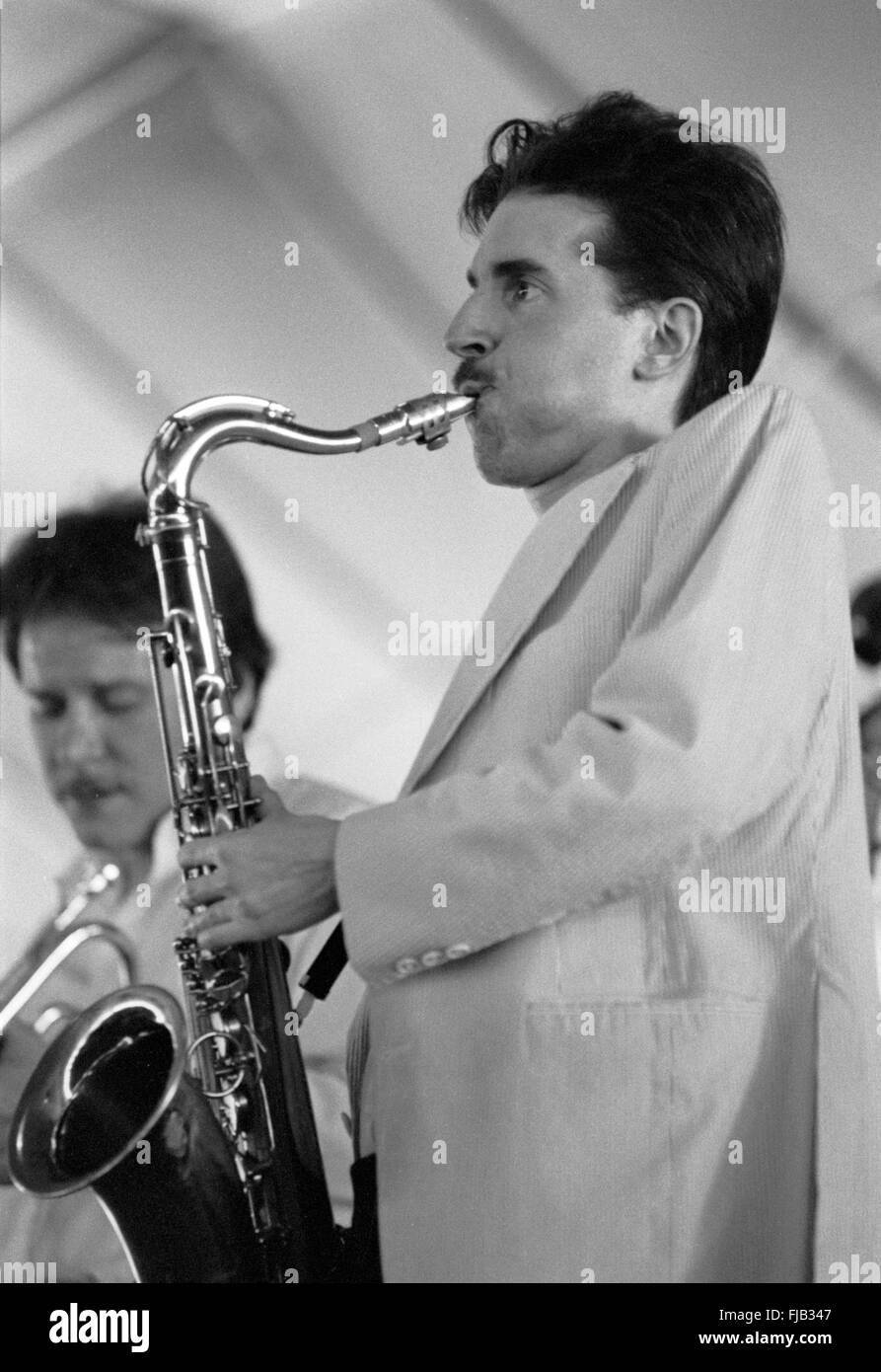 Warren Vache and Scott Hamilton at the Kool Jazz Festival in Stanhope ...