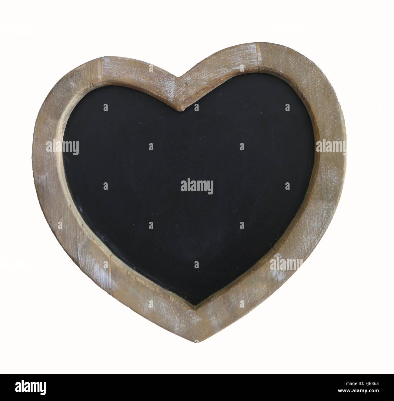 Wooden heart shaped slate hanging on string Stock Photo - Alamy