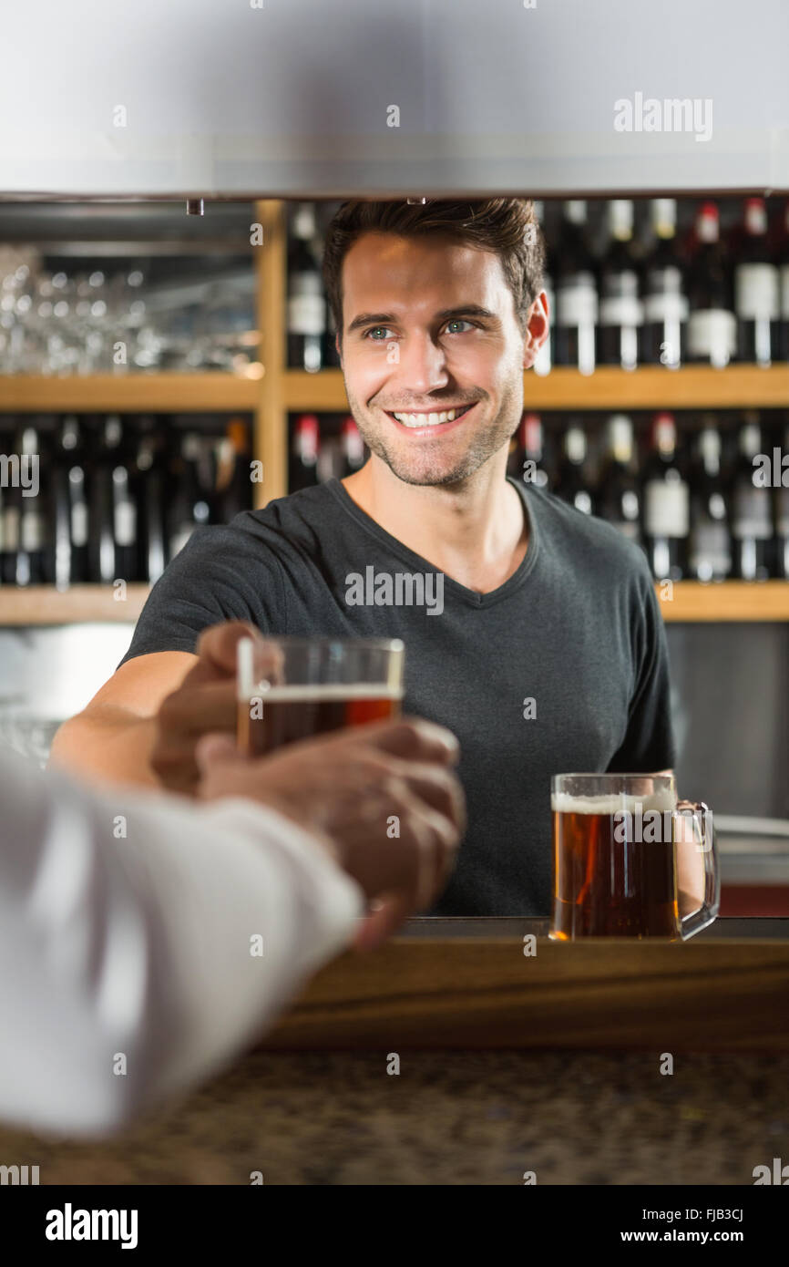 Man male customer bar staff hi-res stock photography and images - Alamy
