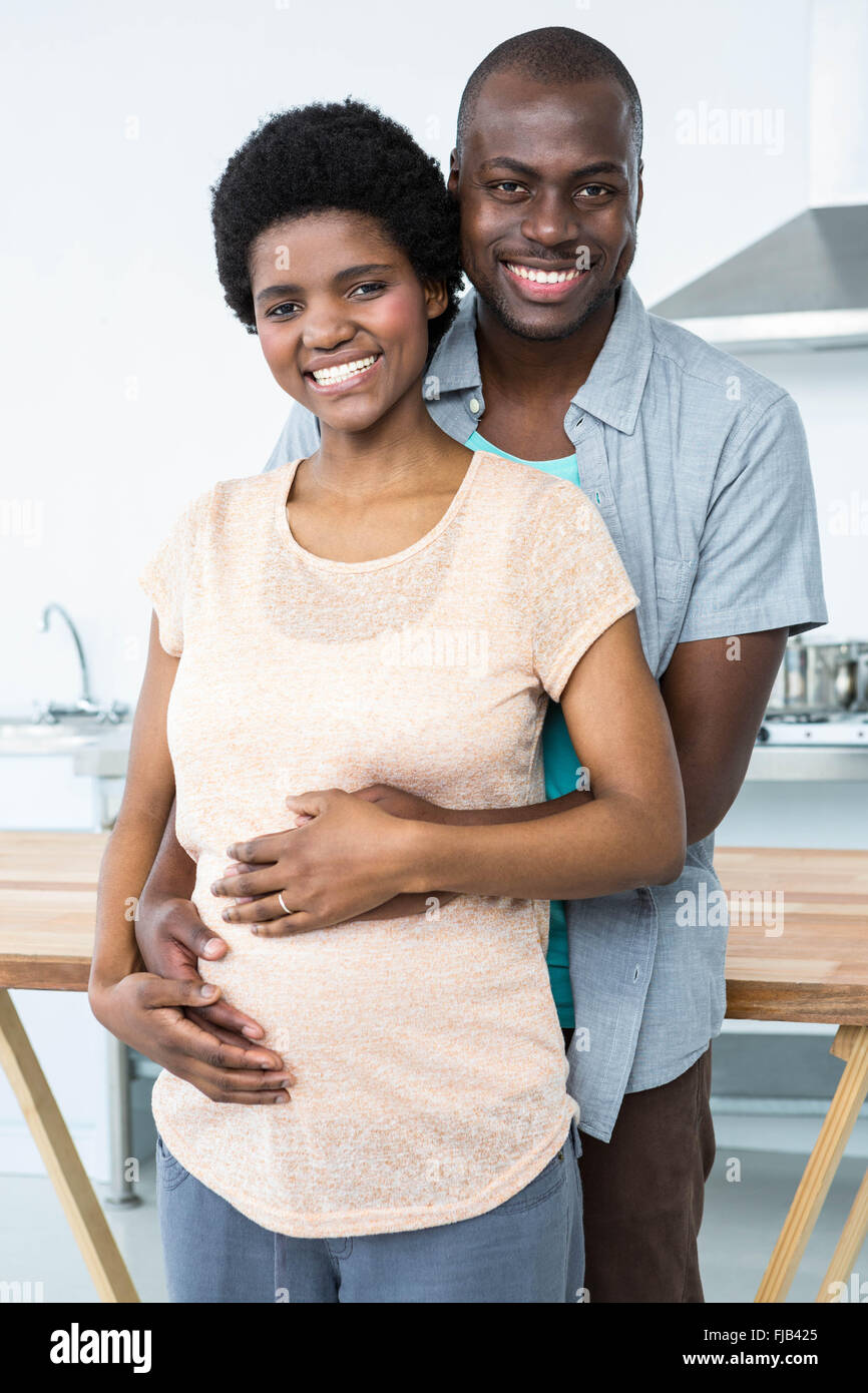 Young pregnant couple in love hi-res stock photography and images - Alamy