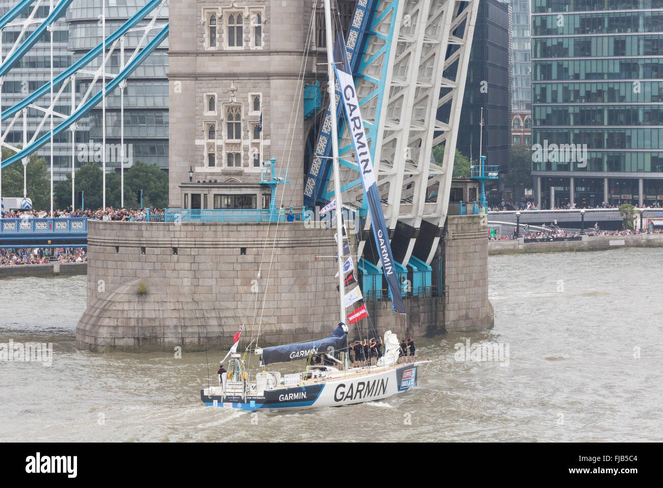 Clipper race yacht GARMIN 2015-16 Stock Photo - Alamy