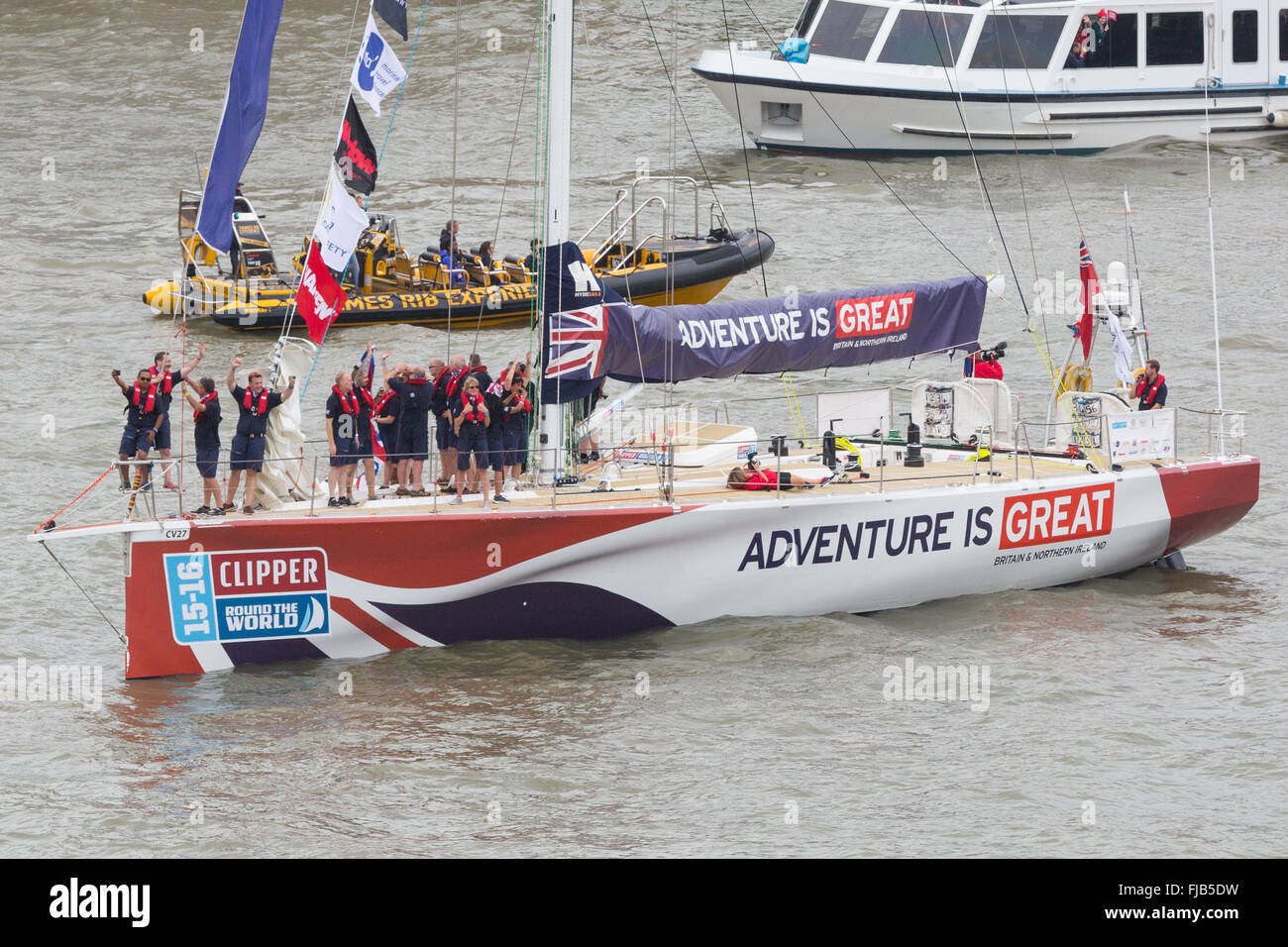 Clipper race yacht GREAT Britain 2015-16 Stock Photo - Alamy