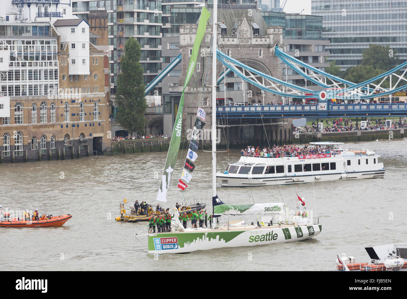 Clipper race yacht Seattle 2015-16 Stock Photo - Alamy
