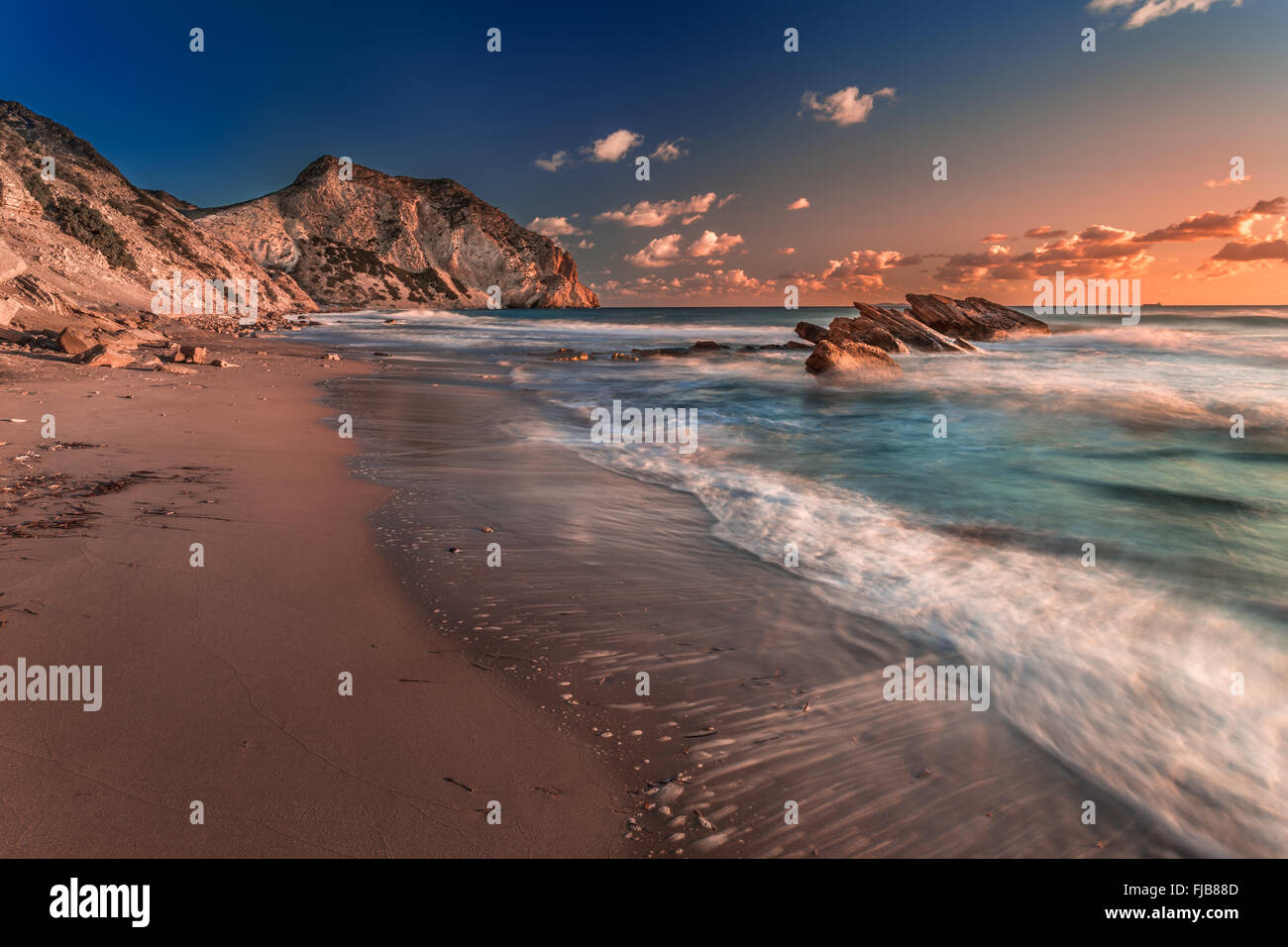 Cavo Paradiso in Kefalos of Kos island in Greece. Tropical secret beach ...