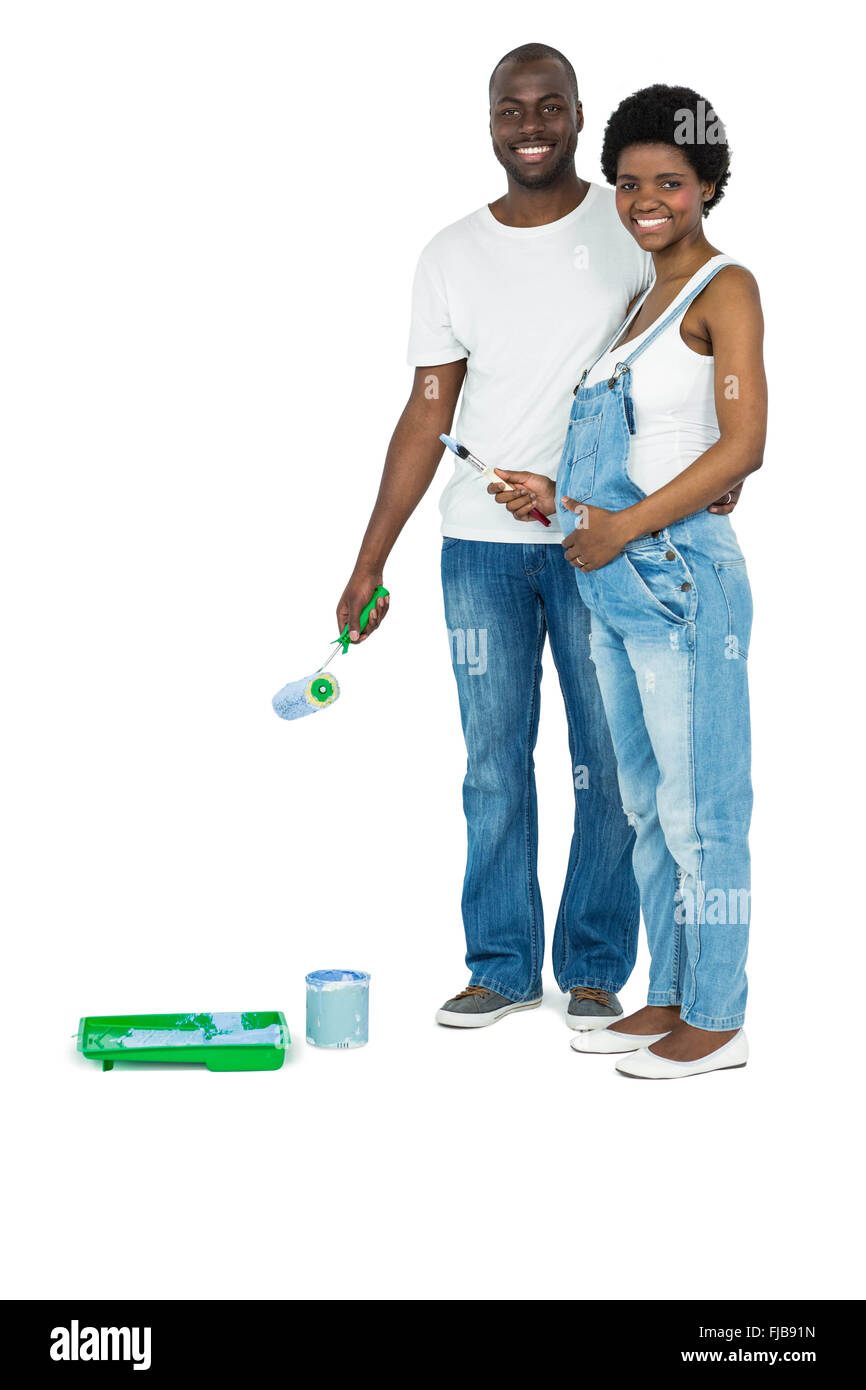 Man talking pregnant woman Cut Out Stock Images & Pictures - Alamy