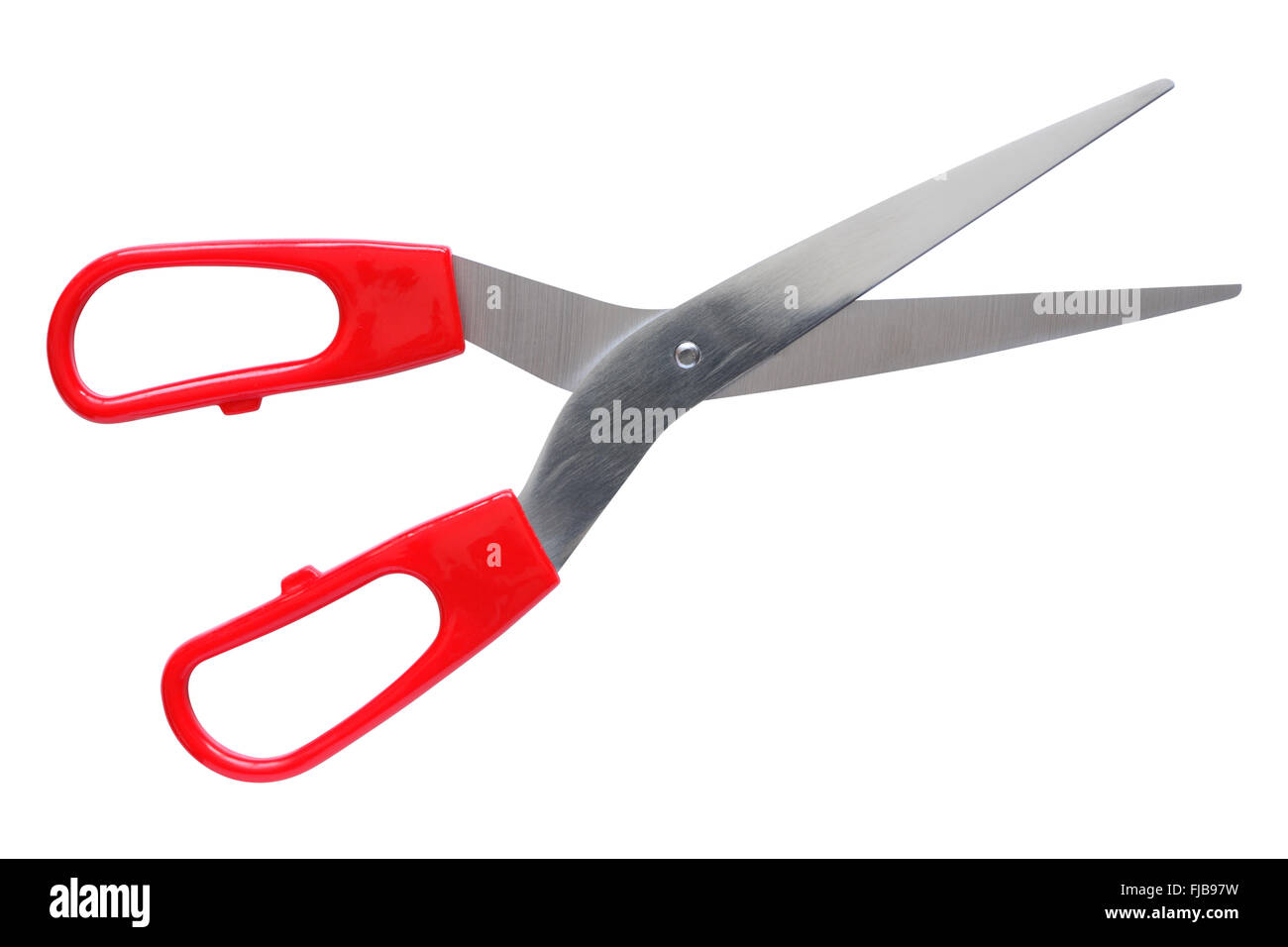 One scissors on white background isolated with clipping path Stock ...
