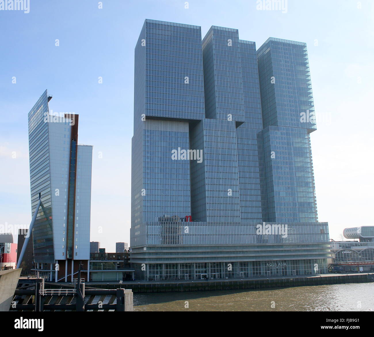 'De Rotterdam' (2013) on Wilhelminapier in Rotterdam, design by Dutch ...
