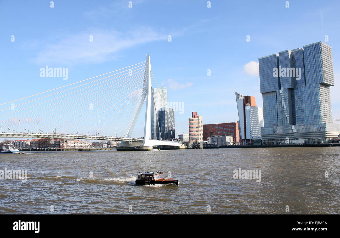 'De Rotterdam' skyscraper complex (Rem Koolhaas, 2013) in Rotterdam ...