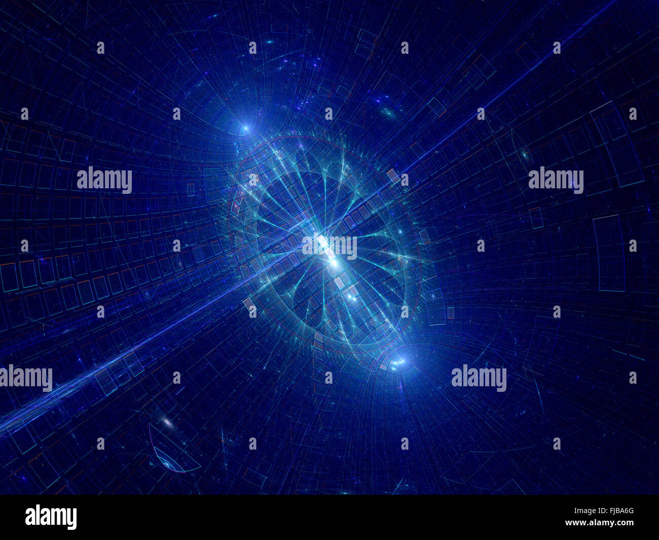 Space technology, abstract computer generated background Stock Photo ...