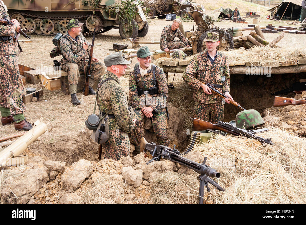 War and Peace Show, England. Second World War re-enactment. German ...