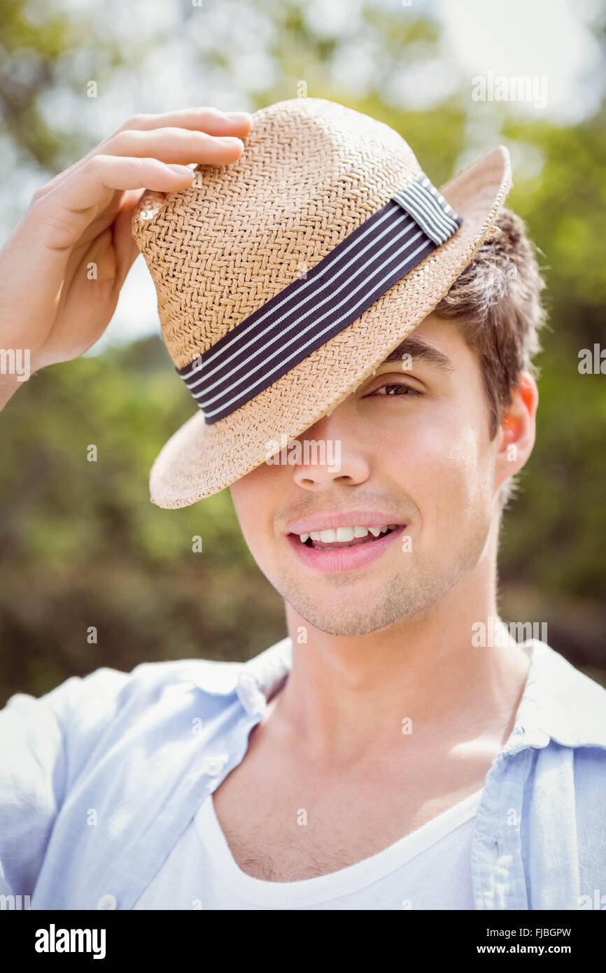 Young man garden hi-res stock photography and images - Alamy