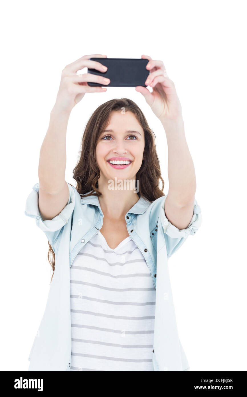 Young woman camera showing selfie hi-res stock photography and images ...