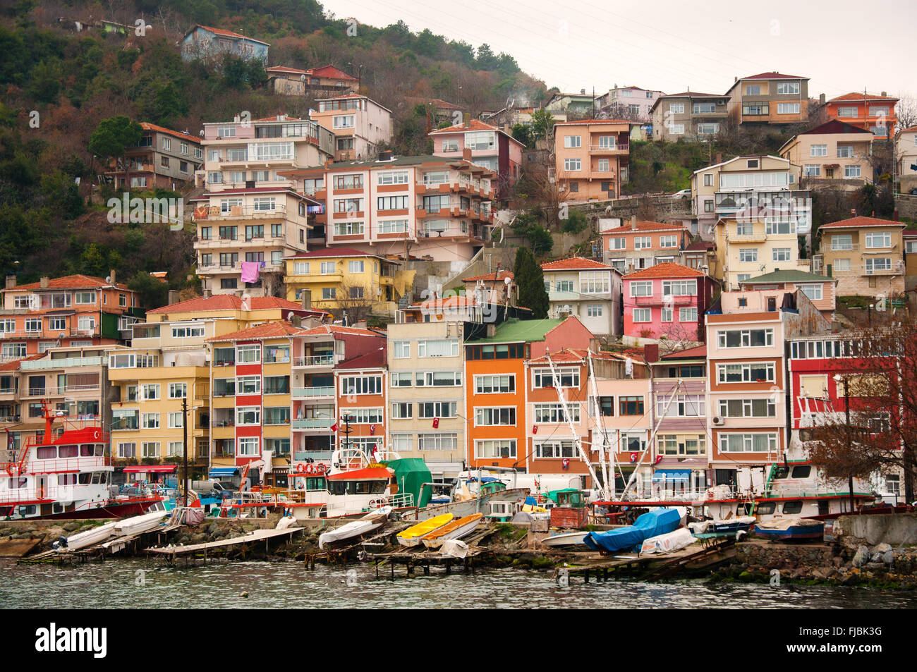 Colorful homes istanbul hi-res stock photography and images - Alamy