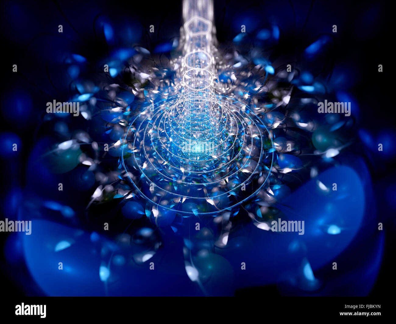 Time travel, computer generated abstract fractal background Stock Photo ...