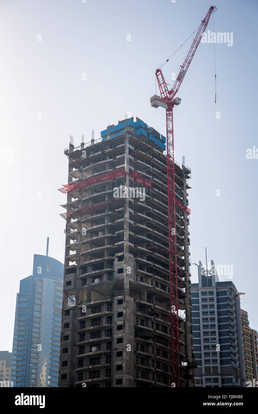 Construction crane skyscraper structure hi-res stock photography and ...