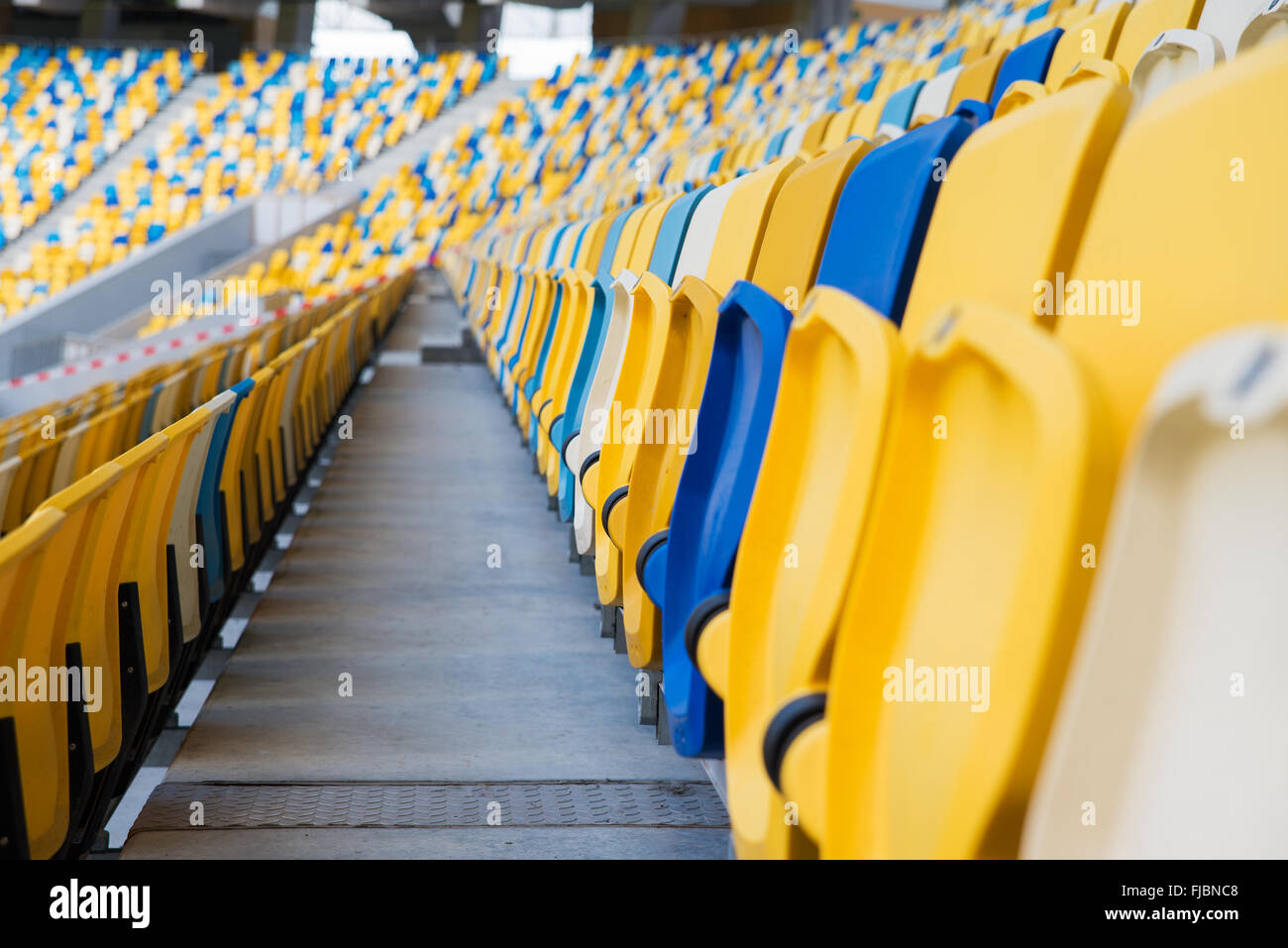 Empty goal stadium soccer yellow hi-res stock photography and images ...